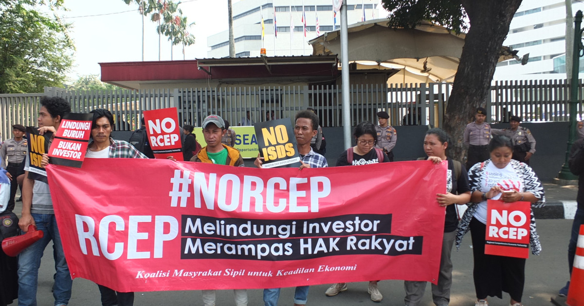 Civil society groups say there is now even more reason to keep ISDS out of the RCEP ...